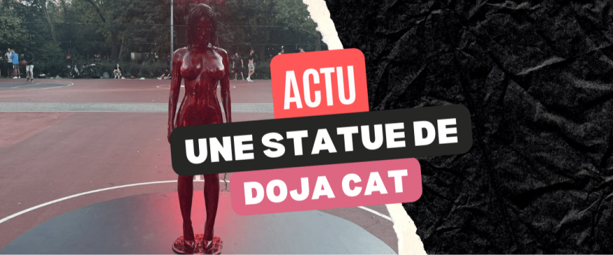 Une statue ensanglantée de Doja Cat - Soul Addict